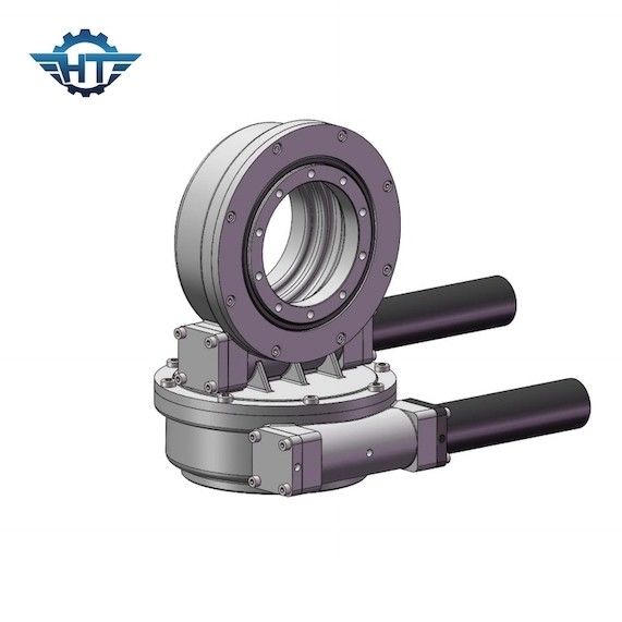 High Precision Electric Motor Slewing Drive For horizontal single axis ...