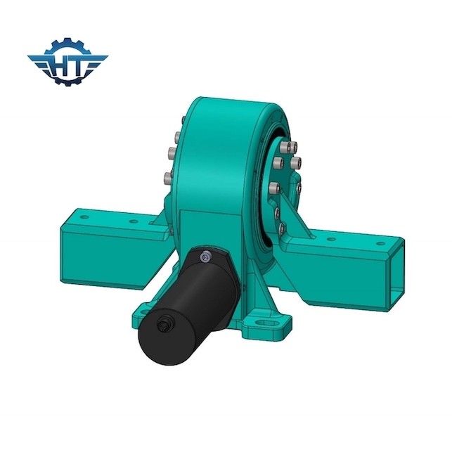 High Torque Single Axis Slewing Drive With Electric Motor For Sun ...