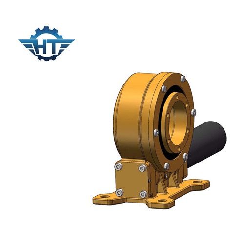 High Efficiency Small Slew Drive With 24VDC Planetary Gear Motors For ...