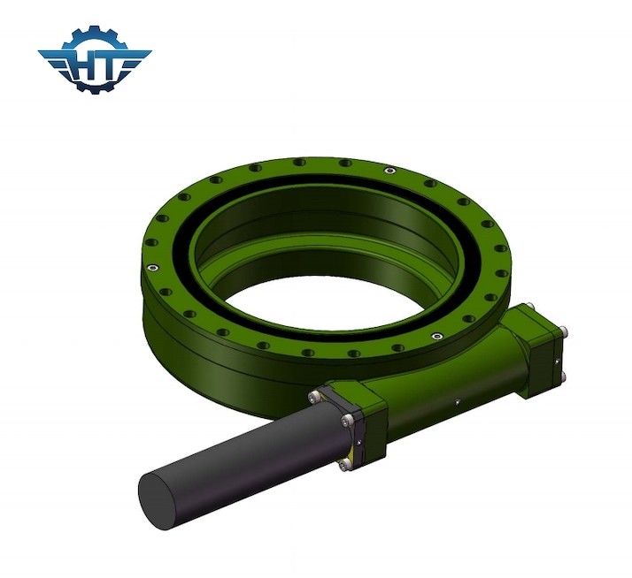 SE1 Slew Drive Gearbox With Small Gear Motor For Automatic Solar ...