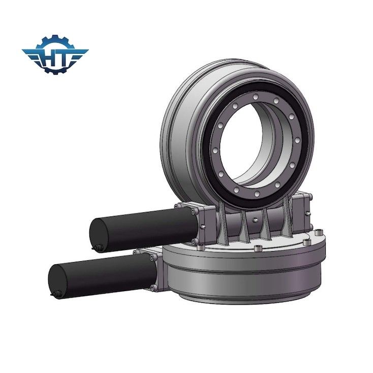 High Precision Dual Axis NEMA34 Slew Drive Gearbox For Load Holding ...