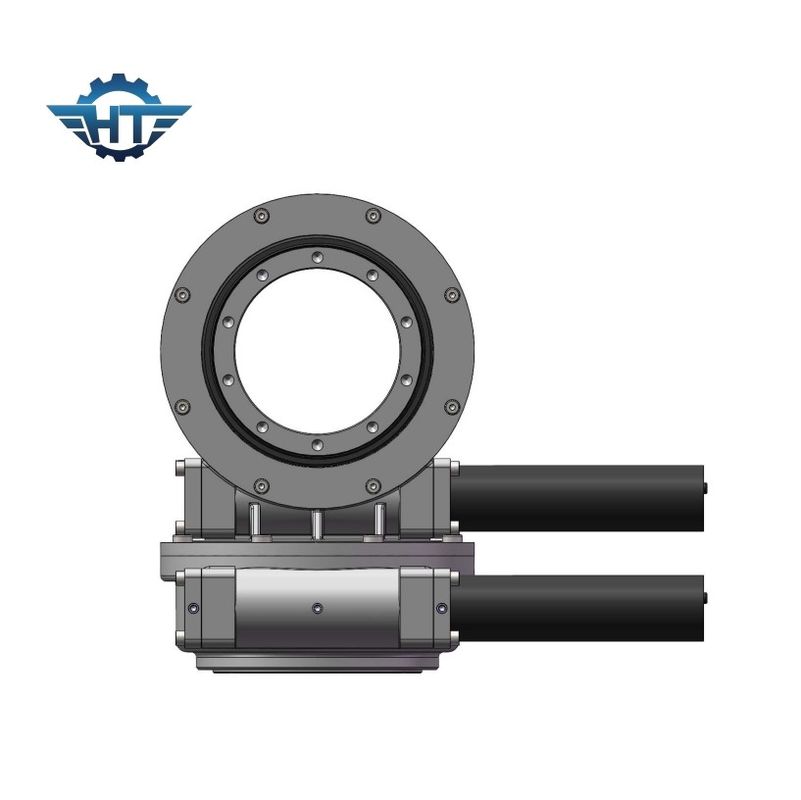 Dual Axis Solar Slew Drive With 24VDC Motor And Encoders For Dual Axis ...