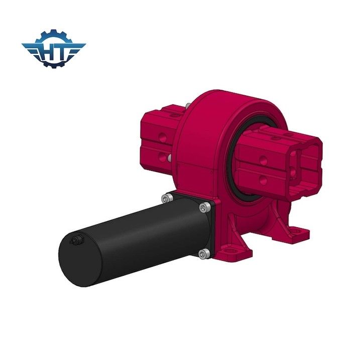 Ve7 24vdc Gear Motor Slew Drive Solar For 2 Portrait Pv Solar Tracking System