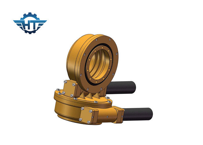 24VDC High Torque Dual Axis Slew Drive Self Locking For PV Tracking System