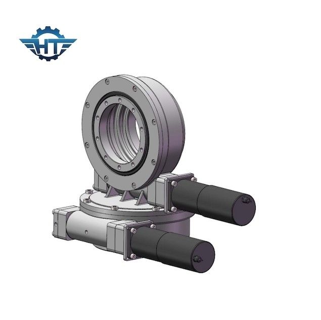 Small Backlash High Torque Slew Drive With Self Locking Function For PV ...