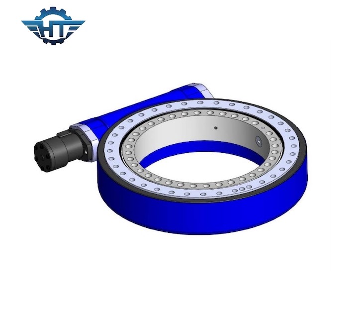 360 Degree Rotation Slew Drive With Brushed Motor For Tilted Solar Trackers