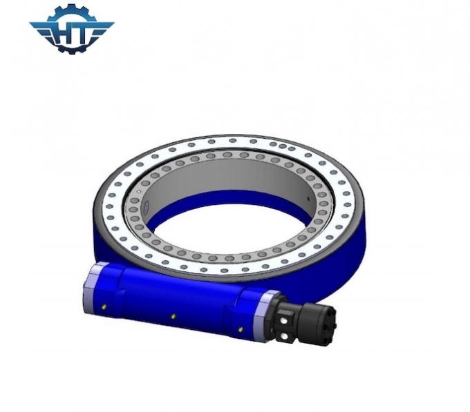 IP66 Slow Speed Solar Slewing Drive Worm Gear Enclosed For Single Solar ...